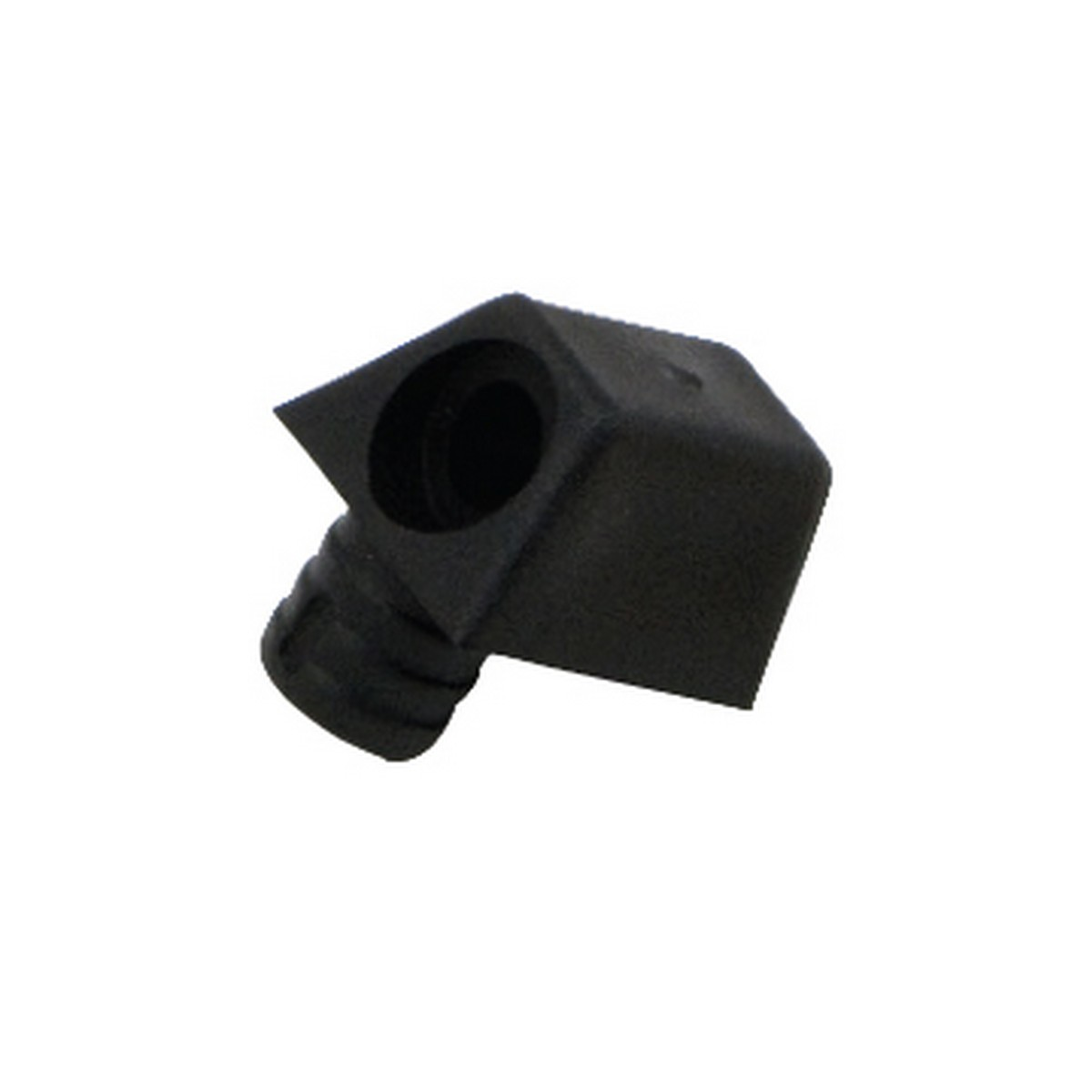 Kd Fitting Plastic Black Right-Angle Connector | Lincoln Sentry