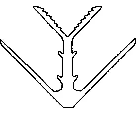 Security Door Corner Stake Aluminium | Lincoln Sentry