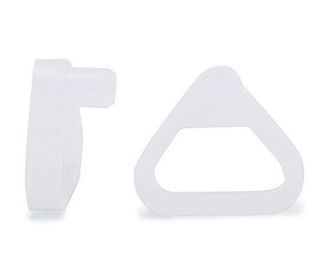 SUPPORT SHELF RETAINING CLIP PLASTIC TRANSLUCENT | Connectors ...