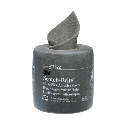 SCOTCH-BRITE ROLL 07522 ULTRA FINE GREY | Scotch Brite Sheets & Discs ...